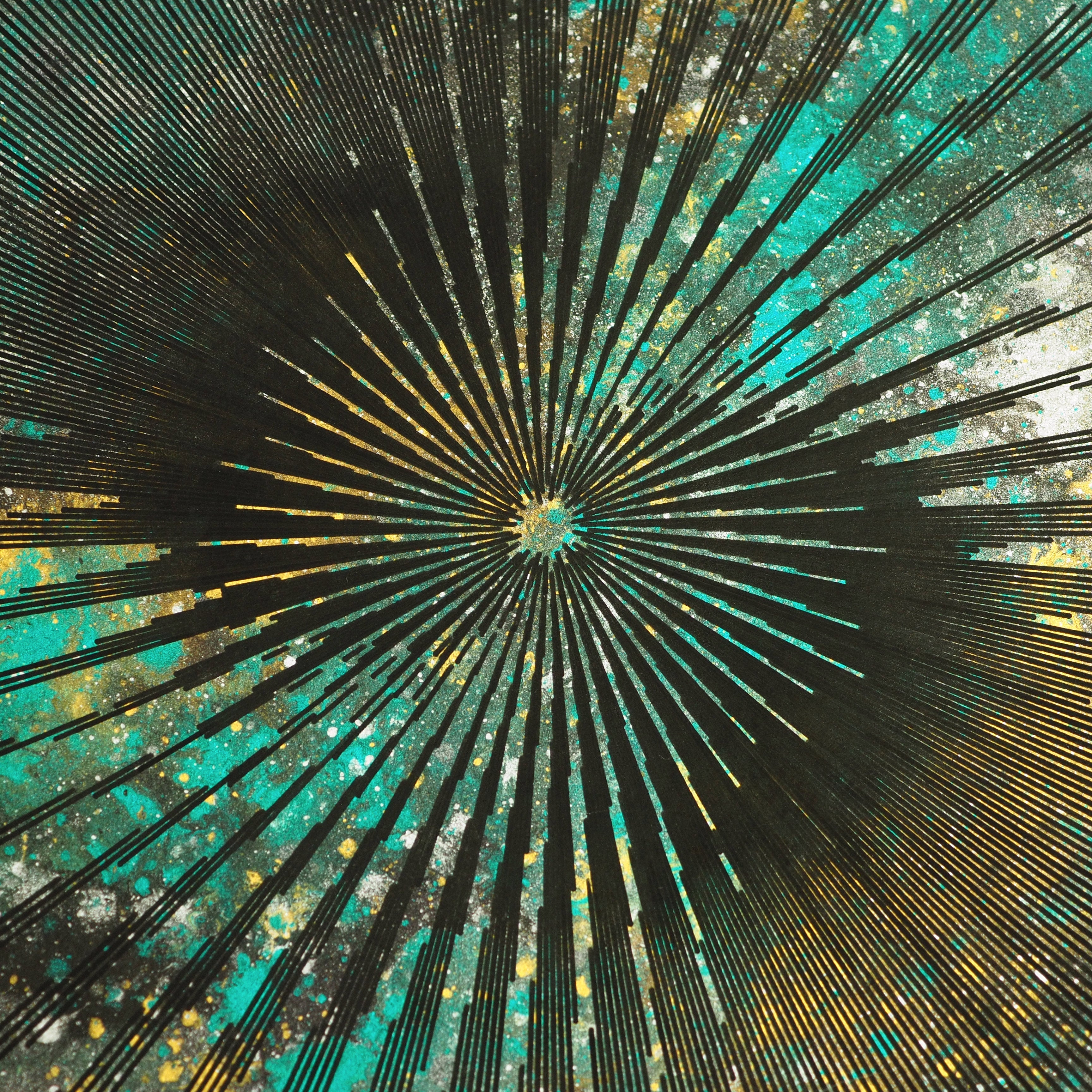 Cosmic Spin Space Painting - Limited Edition of 1 – Dirt Alley Design