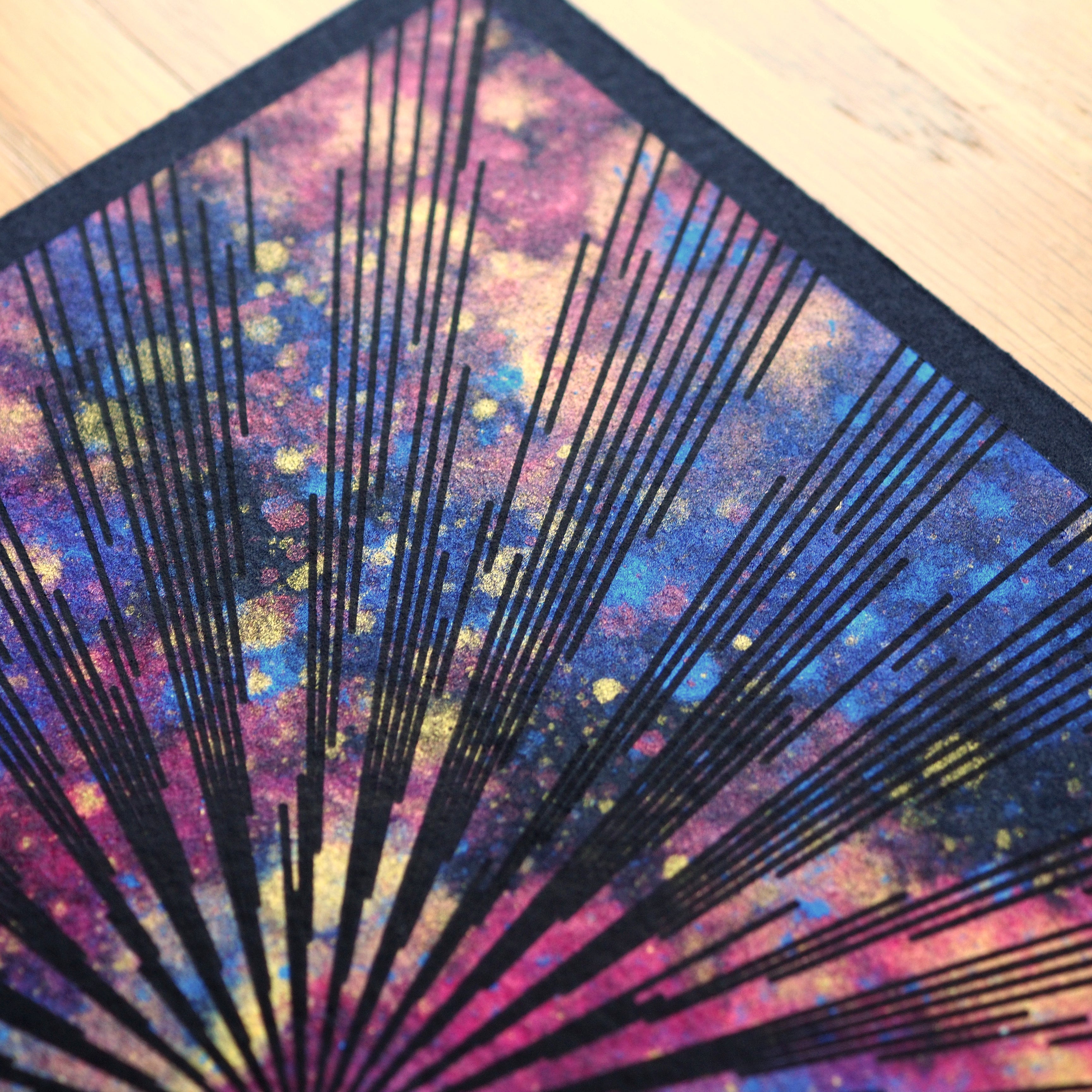 Space Galaxy Plotter Art - Limited Edition of 1 – Dirt Alley Design