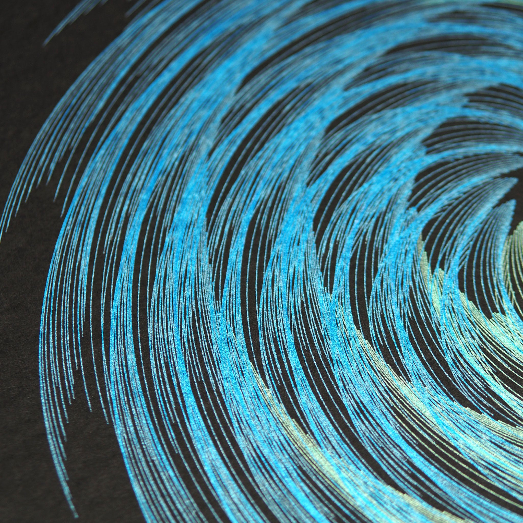 Ocean Swirl Plotter Art - Limited Edition of 5 – Dirt Alley Design